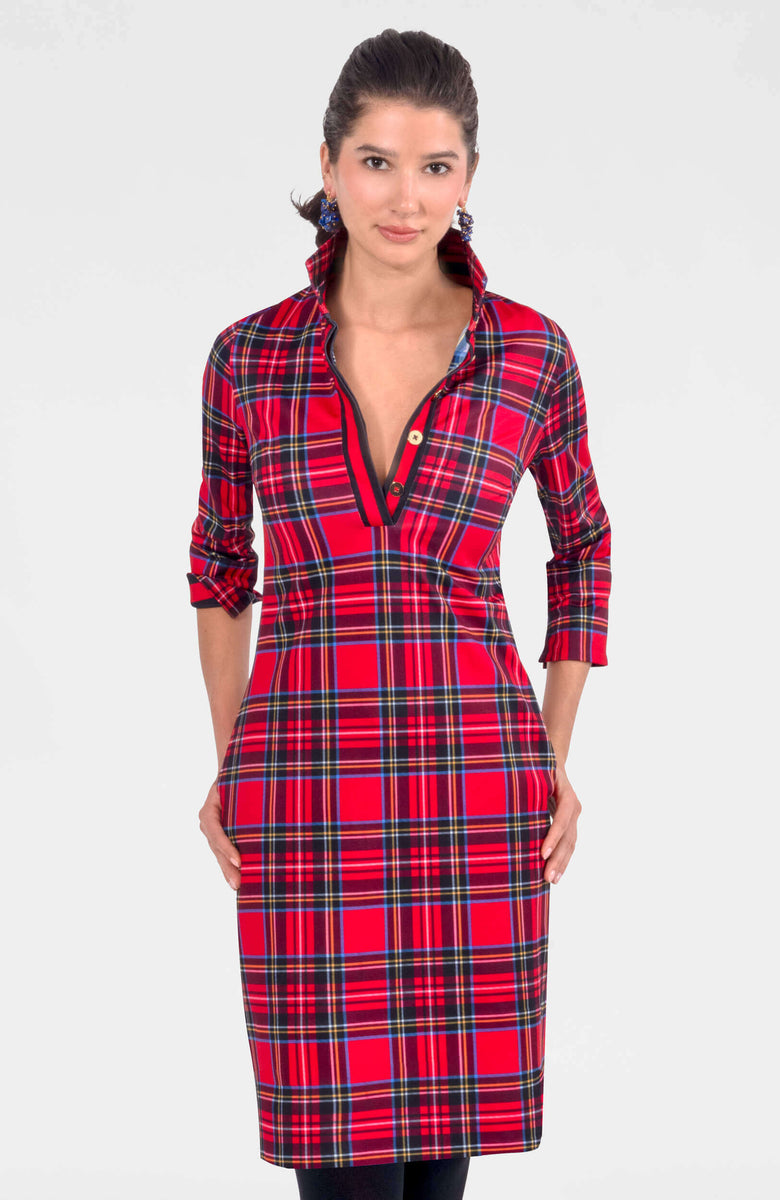 Gretchen Scott Everywhere Dress - Duke of York - Red Multi – THE LUCKY KNOT