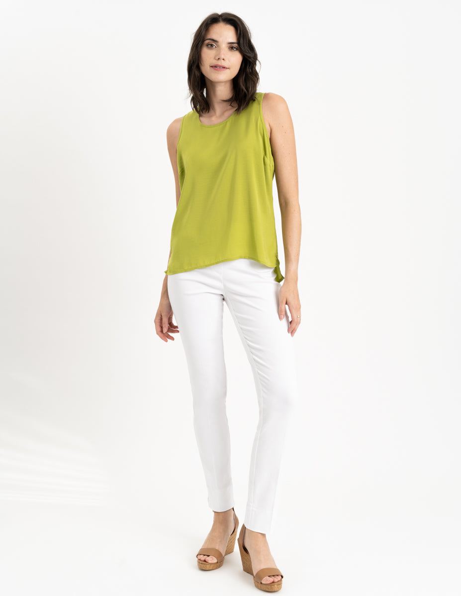 Renuar Long Pants in White – THE LUCKY KNOT
