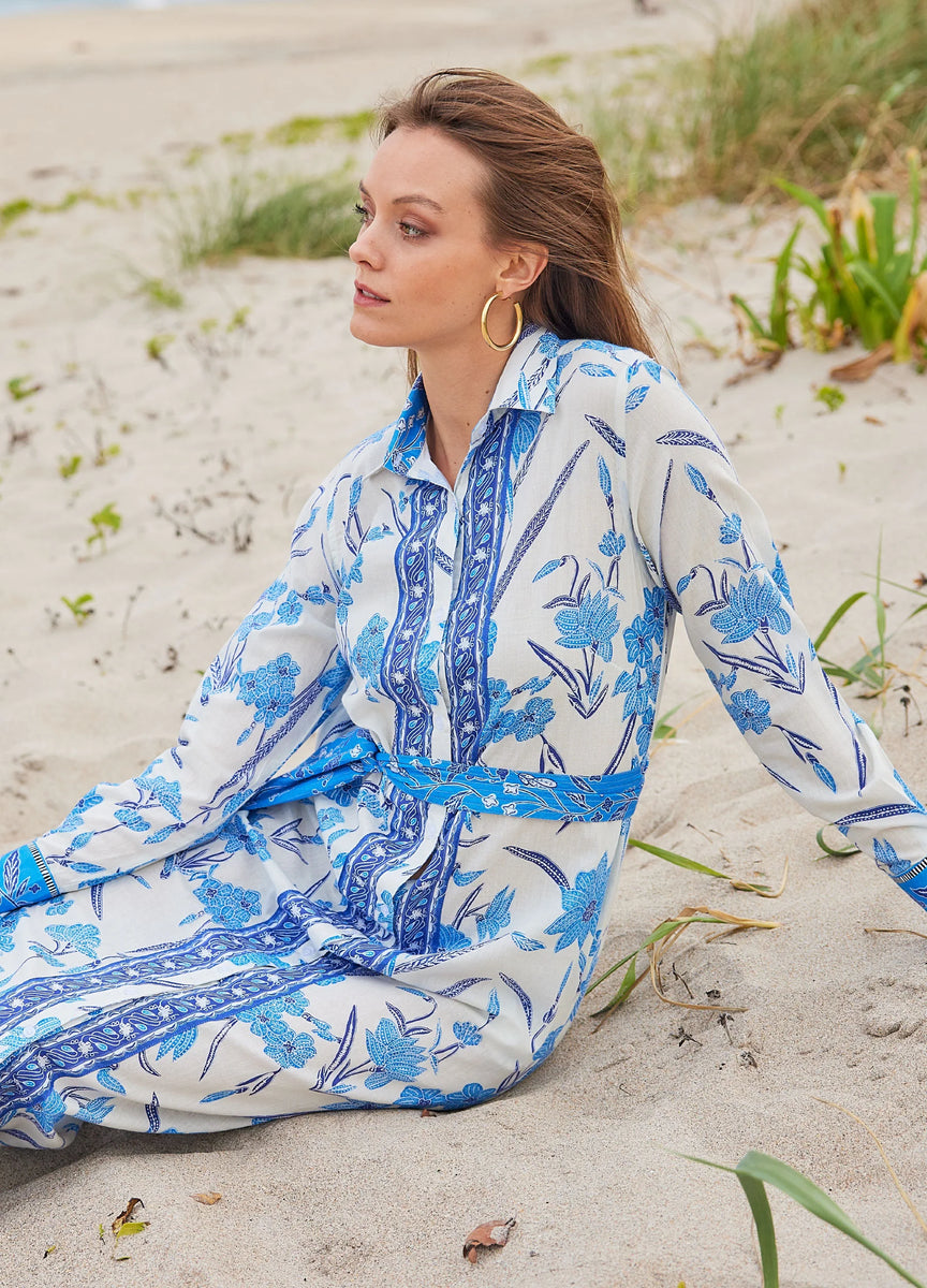 Bella Tu Milos Maxi Dress in Blue – THE LUCKY KNOT